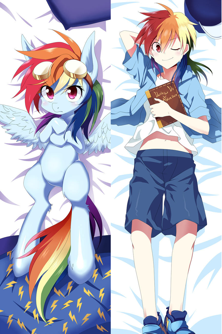 My Little Pony(MLP) - Rainbow Dash Body Pillow Dakimakura – dakimakura ...